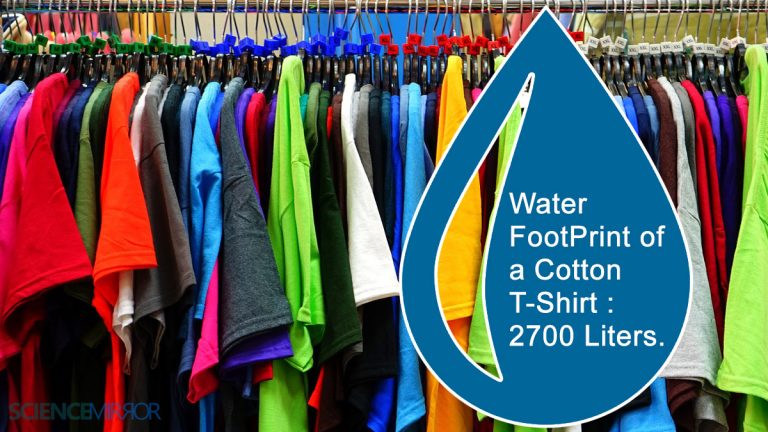 The water footprint of clothes: An unbelievable fact